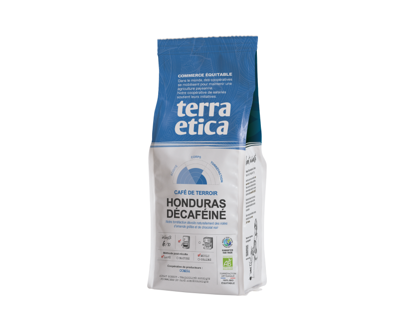 Arabica Décaféiné Honduras Moulu biologique et équitable 250gr Terra ...